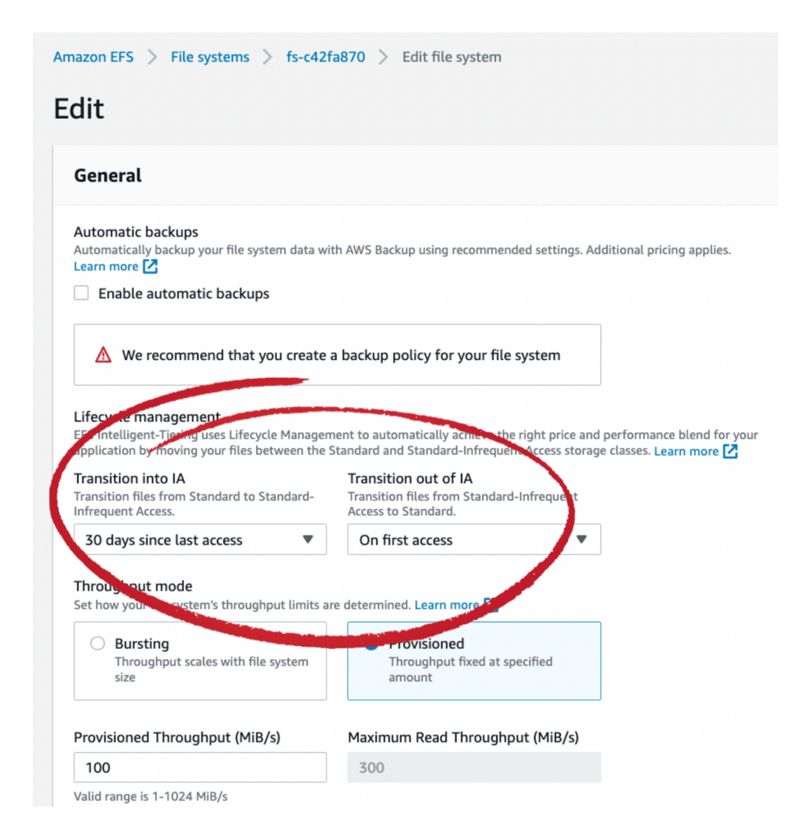 Optimize Amazon EFS storage costs with Intelligent-Tiering | CloudFix